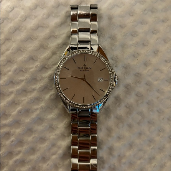 kate spade | Accessories | Kate Spade Womens Silver Watch | Poshmark